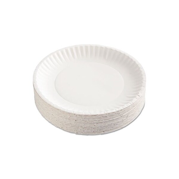 Ajm Packaging AJMPkg, Paper Plates, 9in Diameter, White, 100PK ...