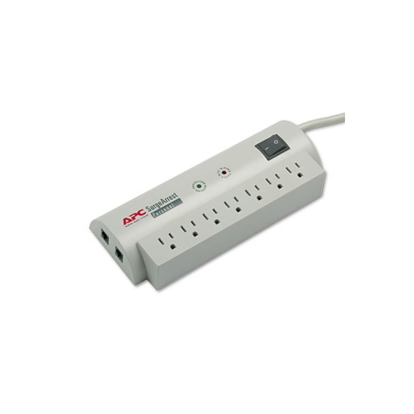 Apc Outlet Strip, Surge, L5-15R, L5-15P, 6 ft., Beige PER7T | Zoro