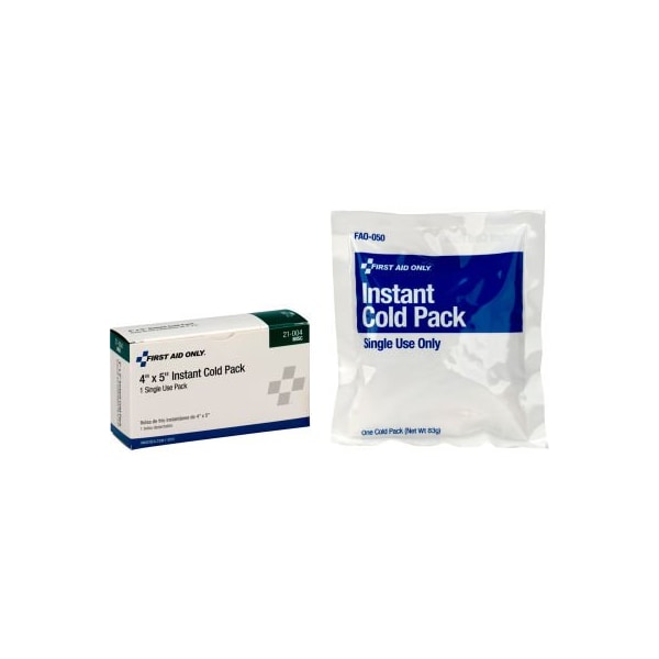 Acme United First Aid Only Instant Cold Pack, 4in x 5in, 1/Box, 30PK 21 ...