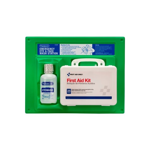 Acme United PhysiciansCare Eyewash Station, Single 16 oz. Screw Cap ...