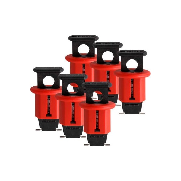 Brady Brady 90844 Miniature Circuit Breaker Lockout w/Pin Out, 6/Pack ...
