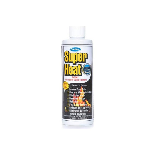 Comstar Intl Super Heat Fuel Oil & Diesel Treatment, 8 In 1, 8 Oz. 60 ...