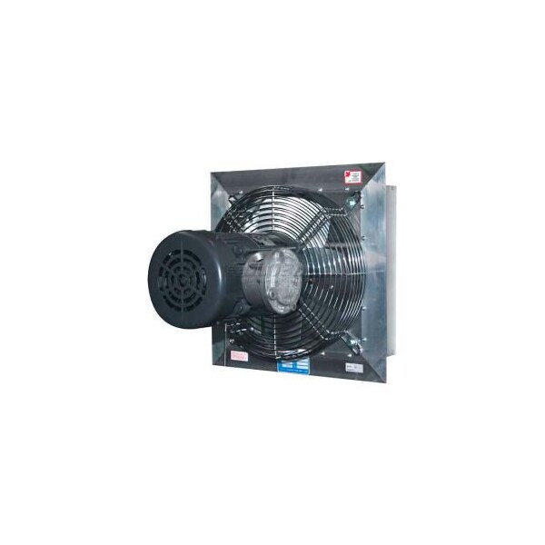 Canarm Canarm® 12" Shutter Mounted Exhaust Fan W/ Enclosed Motor, 1/3 ...