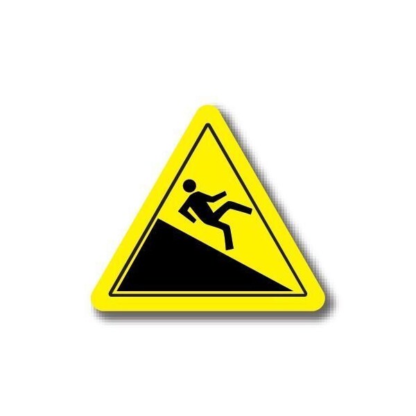 Ergomat 17in TRIANGLE SIGNS - Pedestrian-Incline DSV-SIGN 289 #1418 ...