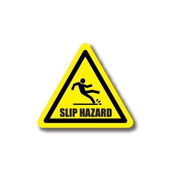 Ergomat 20in TRIANGLE SIGNS - SLIP HAZARD DSV-SIGN 400 #1426 -UEN | Zoro