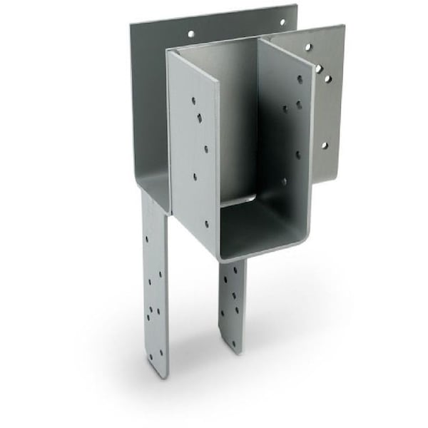 Simpson Strong-Tie L-Shape End Column Cap for 6x Beams, 6x Post w/ SDS ...