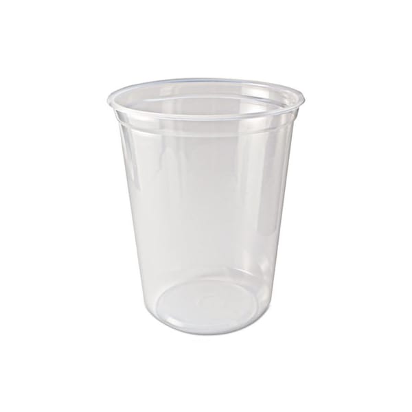 Fabri-Kal Microwavable Deli Containers, 32 Oz, Clear, 500PK PK32TC | Zoro