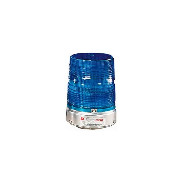 Federal Signal Strobe, 120VAC, Pipe Mount, Blue 131ST-120B | Zoro