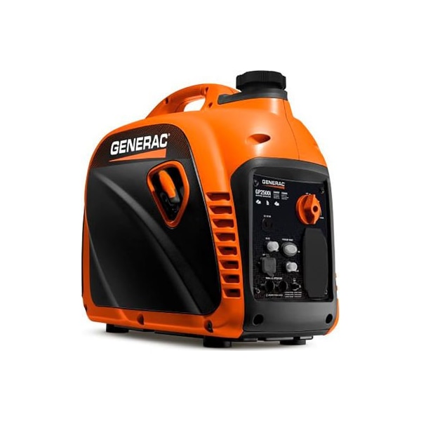 Generac Portable and Inverter Generator, Gasoline, 2,200 W Rated, 2,500 ...
