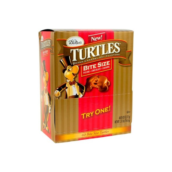 Green Rabbit Holdings DeMet's Turtles Original Bite Size, 60 Count ...