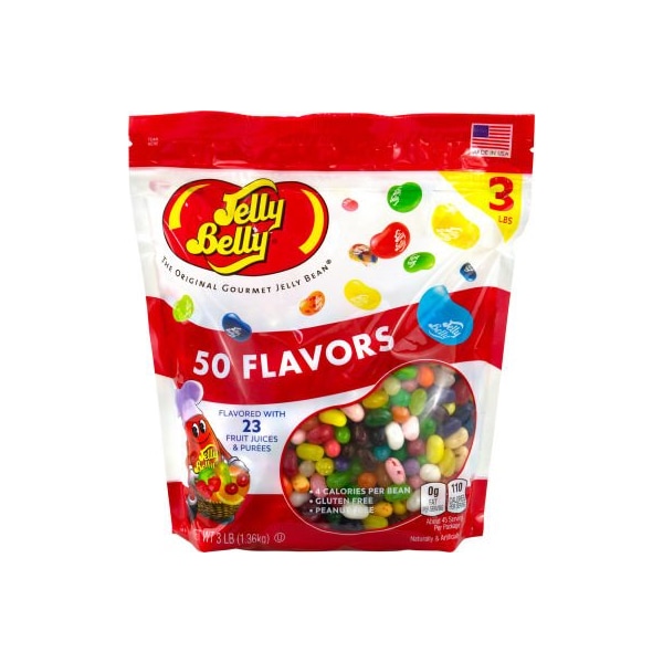 Green Rabbit Holdings JELLY BELLY 50 Flavors Jelly Beans Assortment, 3 ...