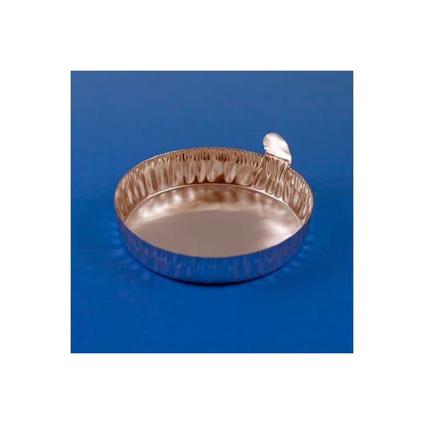 Globe Scientific Aluminum Weighing Dish, 70mm With Tab, 2.0g/80mL ...