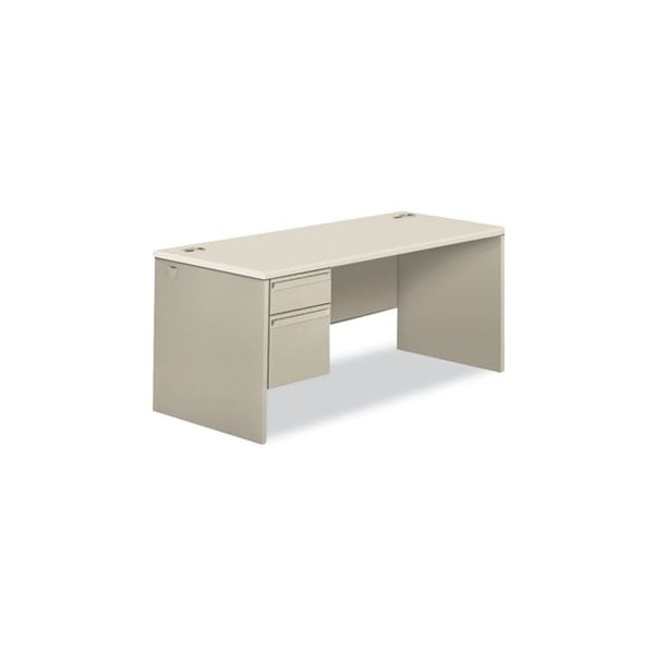Hon HON, 38000 SERIES SINGLE PEDESTAL DESK, LEFT, 66W X 30D X 30H ...