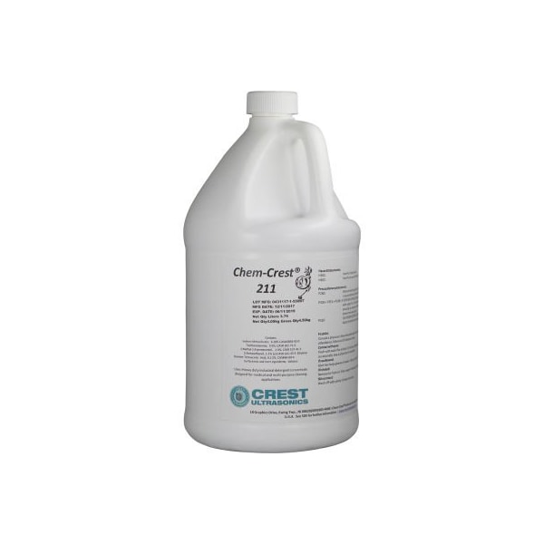 Crest Ultrasonics Chem Crest 211 Non-Caustic Medical Wash Solution - 5 ...