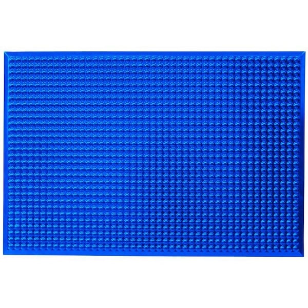 Ergomat Ergomat Infinity Bubble Blue 3ft x 10ft Anti-Fatigue Floor Mat ...