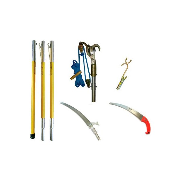 Jameson Jameson Tools JE Kit: Big Mouth Pruner, Pole Saw, Poles, Hand ...