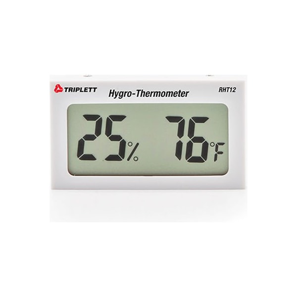 Jewell Instruments Paper Triplett Hygro Thermometer, Dual Display for ...