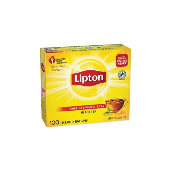 Unilever Lipton, Tea Bags, Regular, 100PK 291 | Zoro