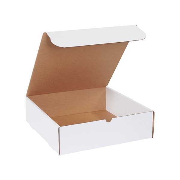 Box Packaging Corrugated Literature Mailers, 14L x 14W x 4H, White ...