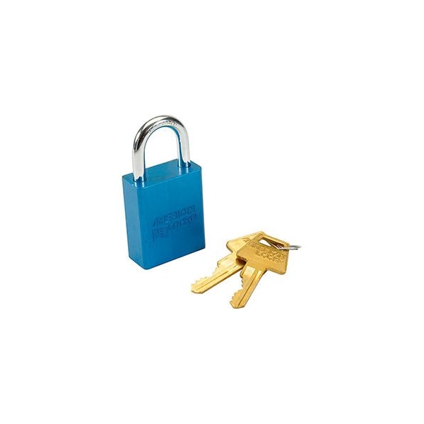 Master Lock American Lock No A1105BLU Solid Aluminum Rectangular ...