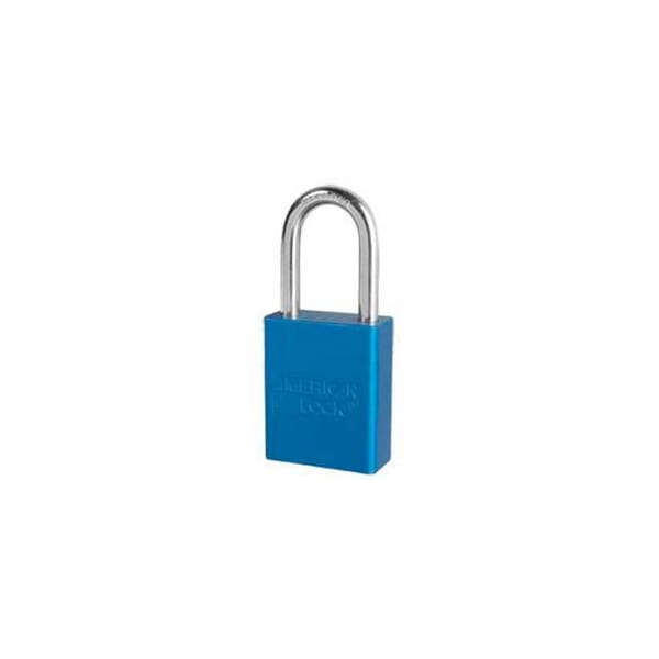 Master Lock American Lock No A1106BLU Solid Aluminum Rectangular ...