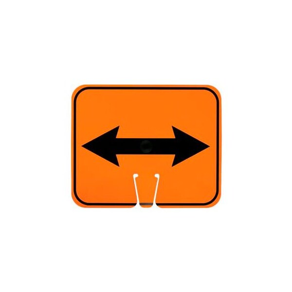 National Marker Co Cone Sign - Double Arrow CS3 | Zoro