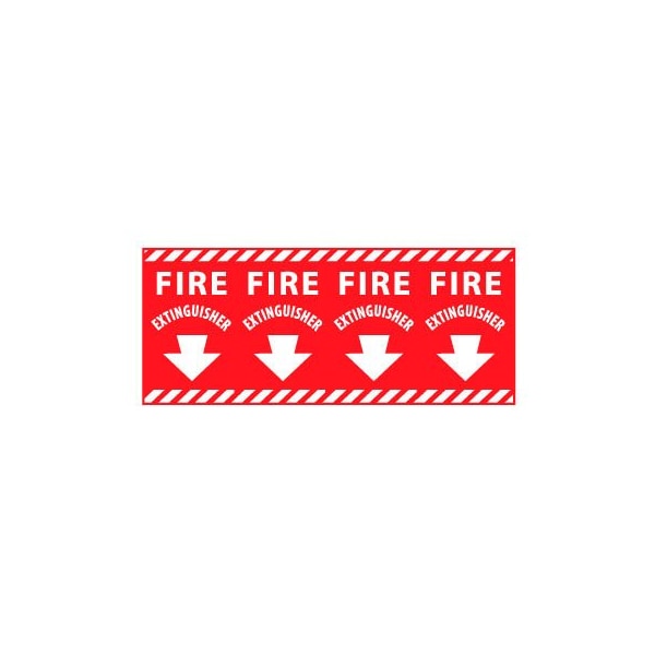 National Marker Co Fire Safety Sign - Fire Extinguisher Column Marker ...