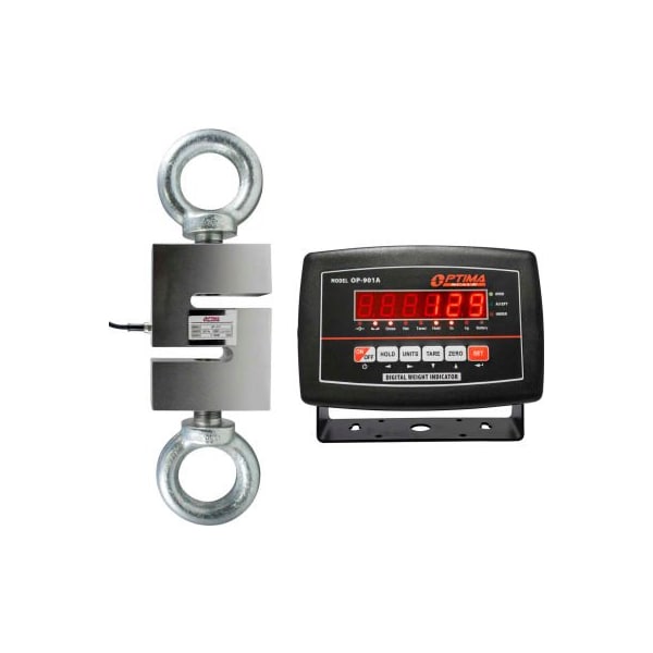 Optima Scale Mfg. Optima LED Digital Hanging Scale 3,000lb x 0.5lb OP ...