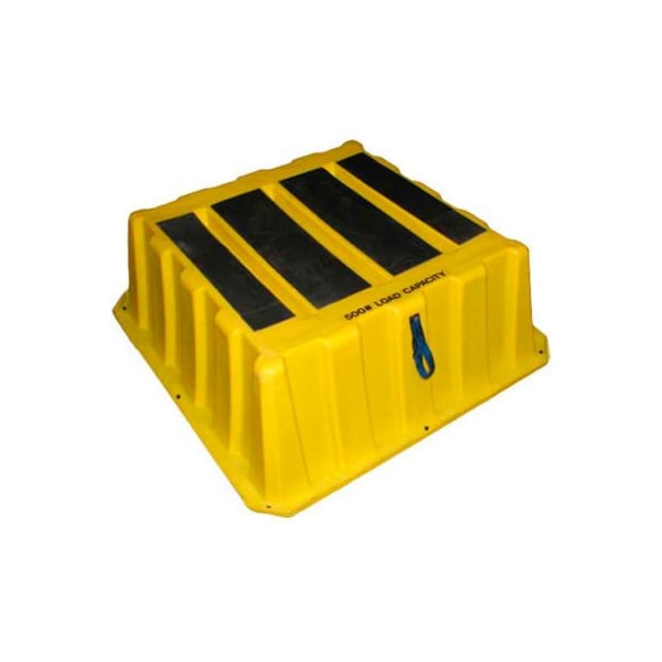 Us Roto Molding 1 Step Plastic Step Stand Large - Yellow 37inW x 37inD ...