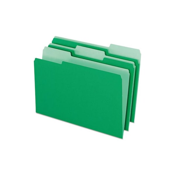 Tops Business Forms Pendaflex, COLORED FILE FOLDERS, 1/3-CUT TABS ...