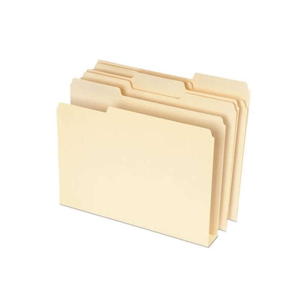 Tops Business Forms Pendaflex, DOUBLE STUFF FILE FOLDERS, 1/3-CUT TABS ...