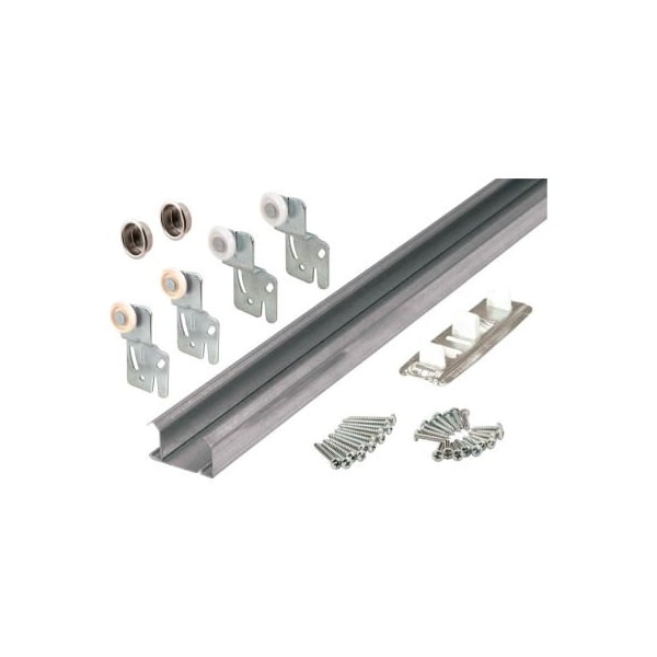 Prime-Line Primeline Products Bi-Pass Closet Track Kit, 60in 2 Door ...