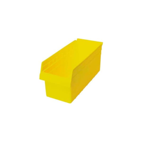Quantum Storage Systems Shelf Storage Bin, Plastic, 10 PK QSB808YL | Zoro