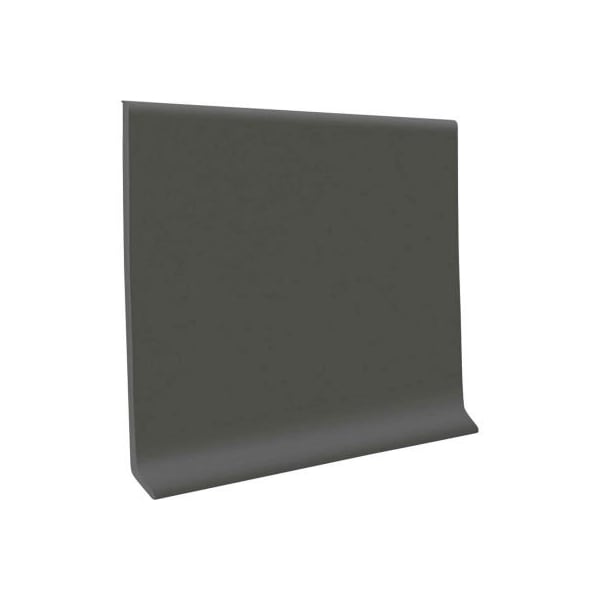 Roppe Vinyl Wall Base 4in x 48in Charcoal 40C53P123 | Zoro