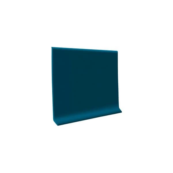 Roppe Thermoplastic Rubber Wall Base 4in x 48in Blue 40C73P187 | Zoro