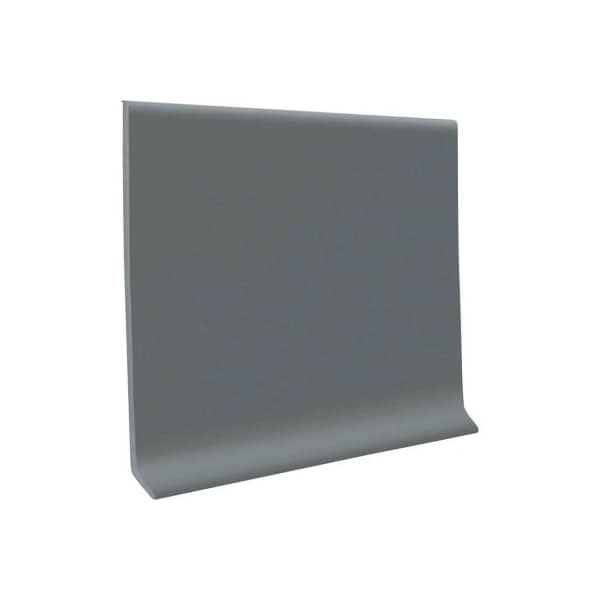 Roppe Pinnacle Rubber Wall Base 4.5in x 48in Dark Gray 45CR3P150 | Zoro