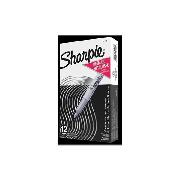 Sanford Sharpie, METALLIC FINE POINT PERMANENT MARKERS, BULLET TIP ...