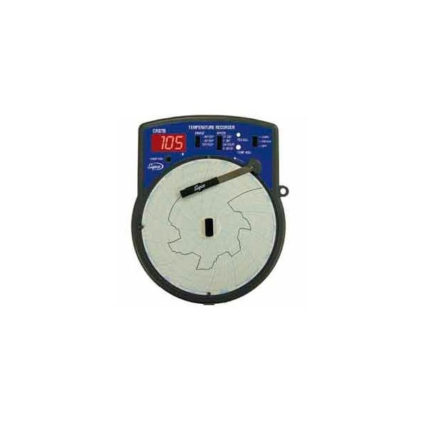 Sealed Unit Parts Co. Supco Rec Chart 7 Day -20 To +50F CR87-8 | Zoro