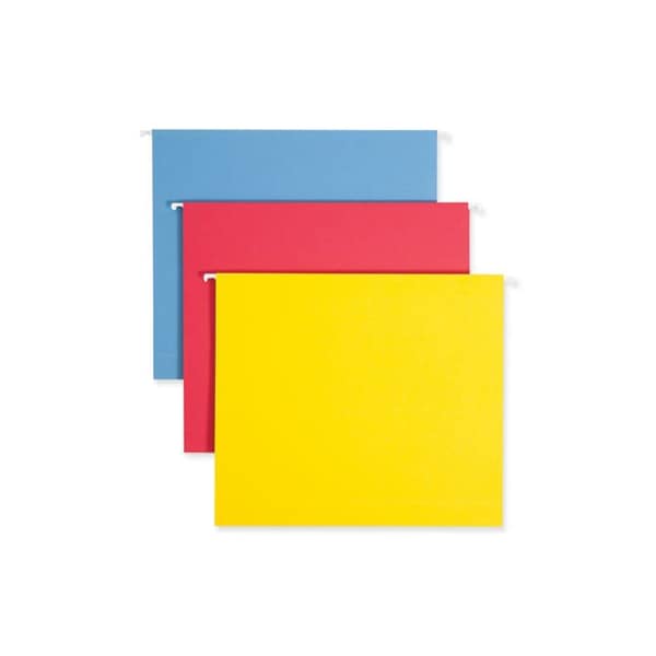 Smead BOX BOTTOM HANGING FILE FOLDERS, LETTER SIZE, 1/5-CUT TAB ...