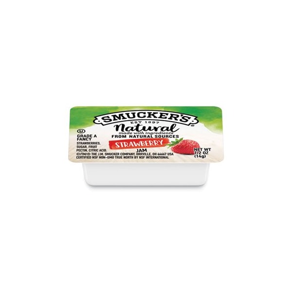 Smuckers Smucker's, SMUCKERS 1/2 OUNCE NATURAL JAM, 0.5 OZ CONTAINER ...