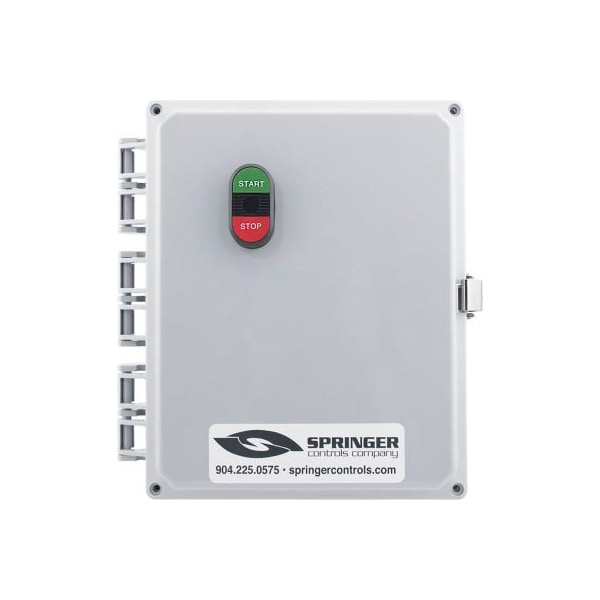 Springer Controls Co NEMA 4X Enclosed Motor Starter, 26A, 3PH, Direct ...