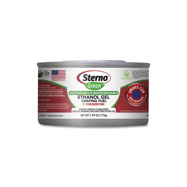 Sternogrp Sterno, Ethanol Gel Chafing Fuel Can, 170g, 72PK 20612 | Zoro
