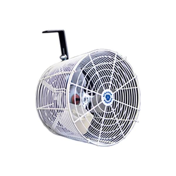 Schaefer Versa-Kool 12in Circulation Fan w/ Galvanized Guard, Cord ...
