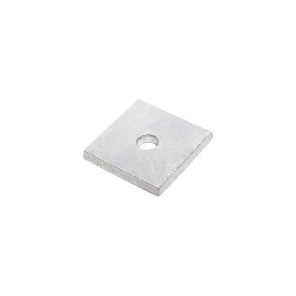 Titan Fasteners Square Washer, Steel, Galvanized Finish BMN08 | Zoro