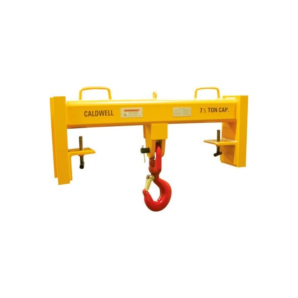 Caldwell Lif-Truc Fork Lift Beam, Double Fork, Single Swivel Hook, 20 ...