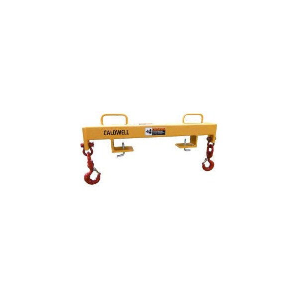 Caldwell Lif-Truc Fork Lift Beam, Double Fork, Double Swivel Hook, 4 ...