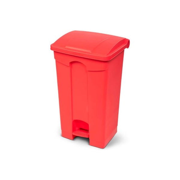 Toter Fire Retardant Step On Container, 23 Gallon, Red - SOF23-00RED | Zoro