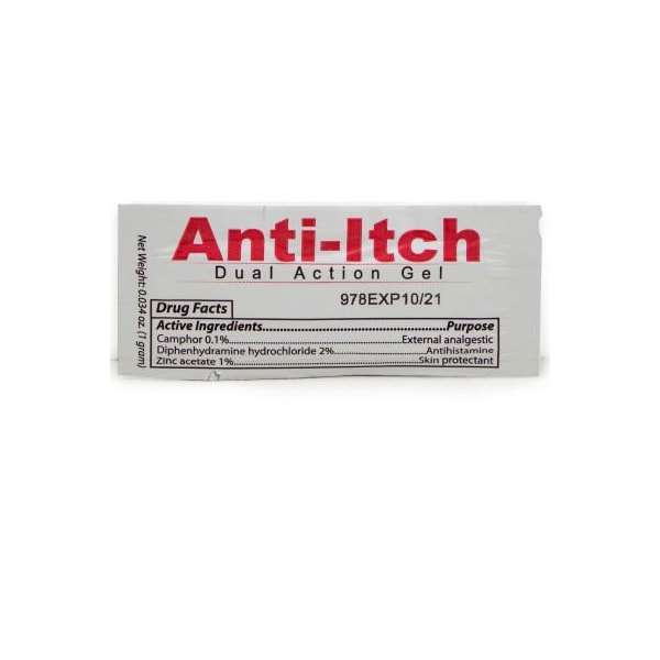 Coretex Products CoreTex Anti-Itch Gel Pouch, Dual Action, 300/Case ...