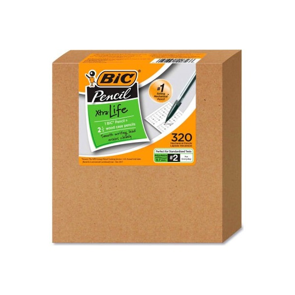 Bic BIC Xtra Smooth Mechanical Pencil, 0.7 mm, HB #2, Blk Lead, Asstd ...