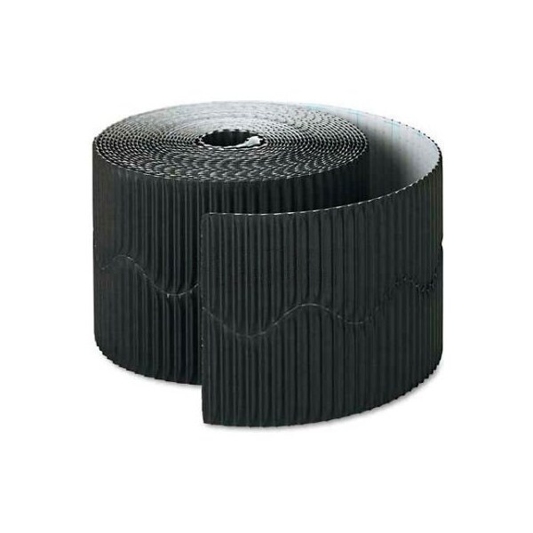 Pacon Pacon Bordette Decorative Border, 2 1/4in x 50' Roll, Black 37306 ...